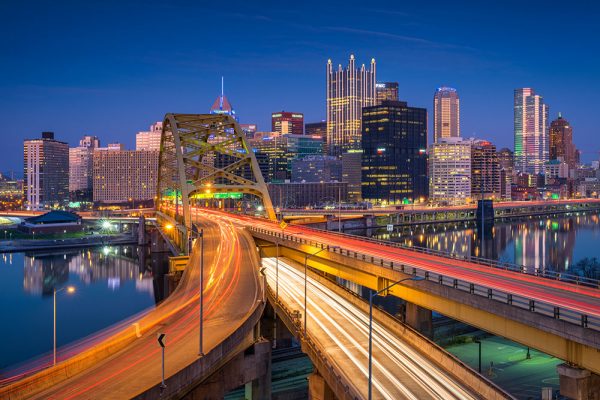 fine art photography print of fort pitt bridge tunnels pittsburgh 2 ...