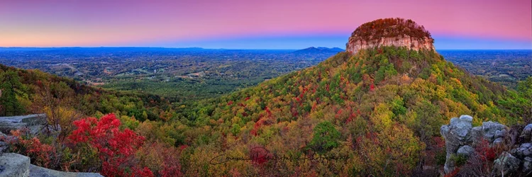 pilot mountain mountain fine art panoramic photography | Emmanuel Fine ...
